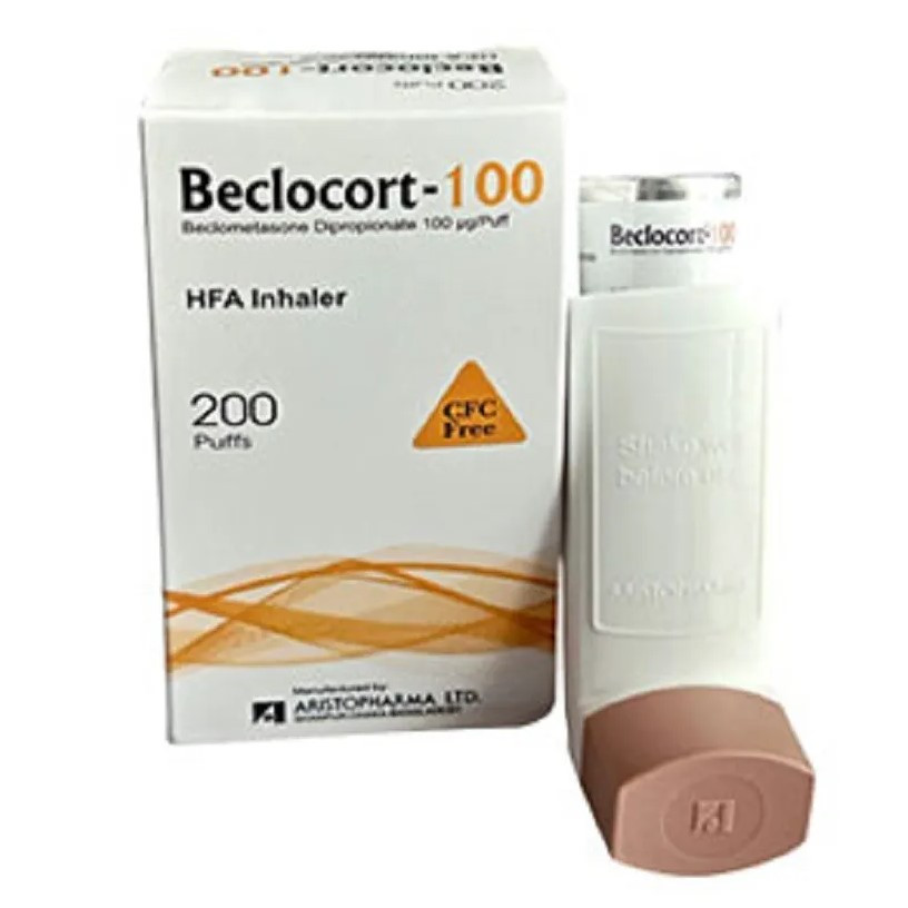 BECORT 100 INHALER 200MD - Transwide Pharmaceuticals